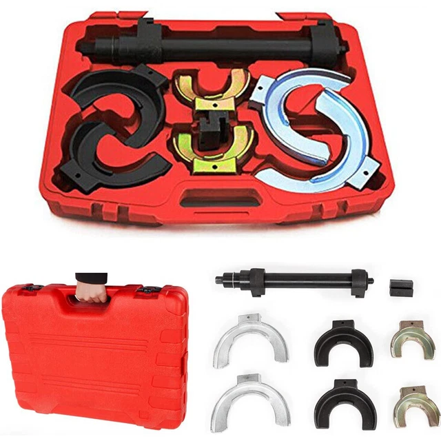 UNIVERSAL FORK STRUT Coil Clamp Spring Compressor Macpherson Set Kit ...