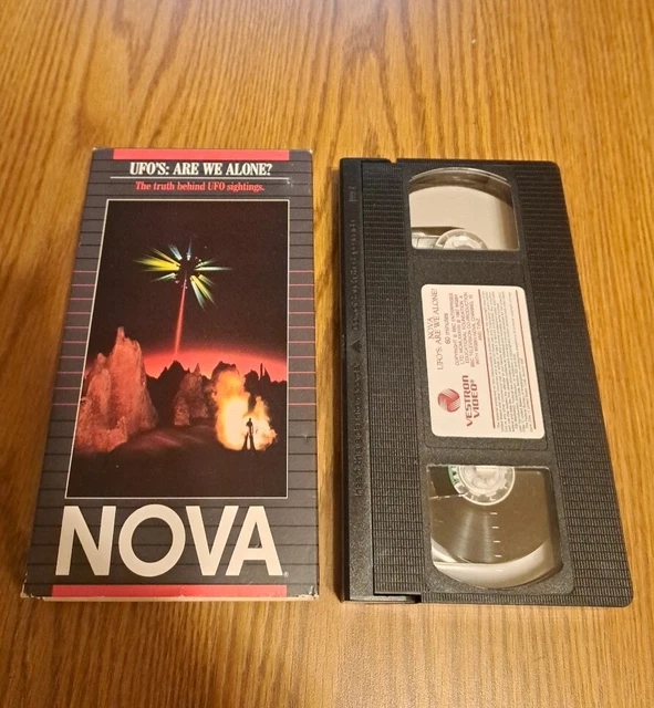NOVA VHS 1987 UFOs Are We Alone The Truth Behind UFO Sightings ...