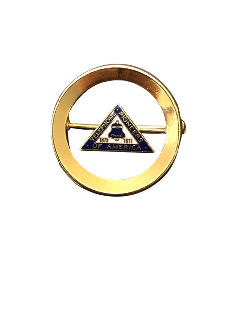 VTG BELL'S PIONEERS of America Telephone Enamel Pin $17.50 - PicClick CA