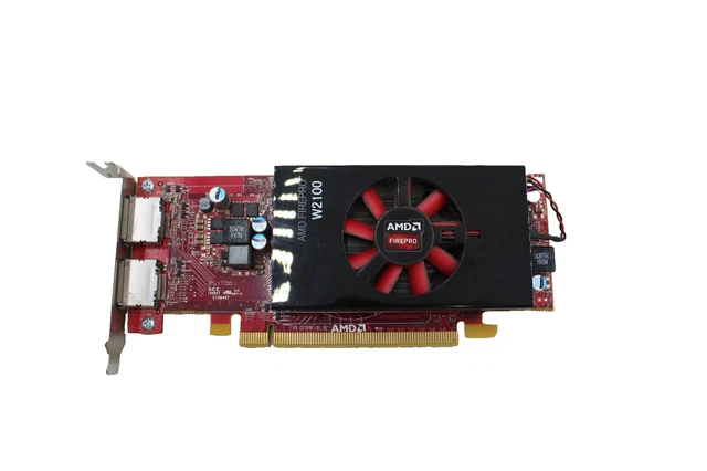 DELL AMD FIREPRO W2100 2GB DDR3 Low Profile Graphics Card 02P8XT $7.99 ...