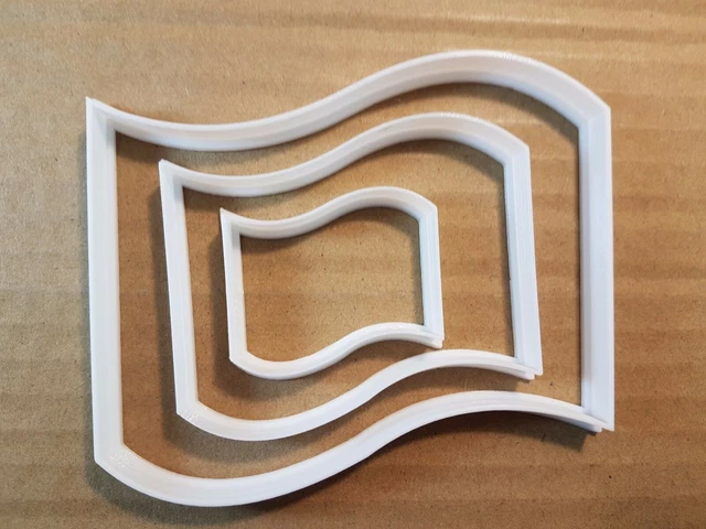 BANDIERA SIMBOLO GRAFICO Insegna Forma Biscotti Cutter Dough ...