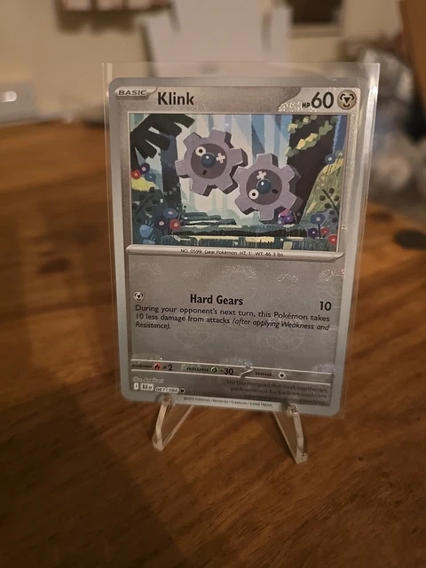 KLINK (MASTER BALL Pattern) 061/086 Sv: Black Bolt Holo - Pokemon Tcg ...