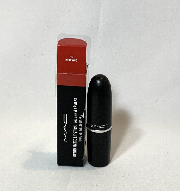MAC RETRO MATTE Lipstick #707 Ruby Woo Full Size $34.79 - PicClick CA