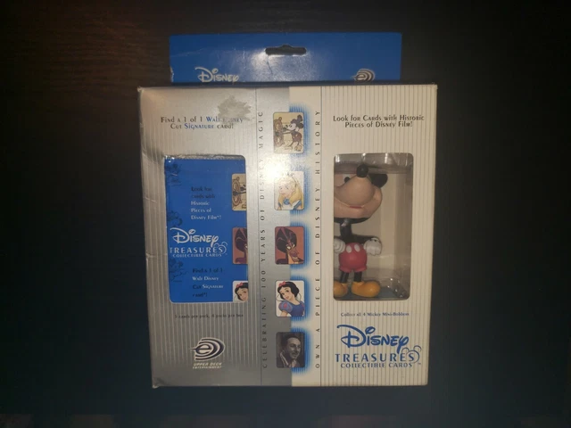 DISNEY TREASURES COLLECTIBLE cards set millennium mickey mouse 4 packs ...