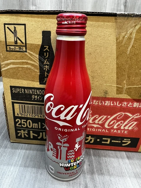 SUPER NINTENDO WORLD Japan Coca Cola Limited Edition Coke Bottle - New ...
