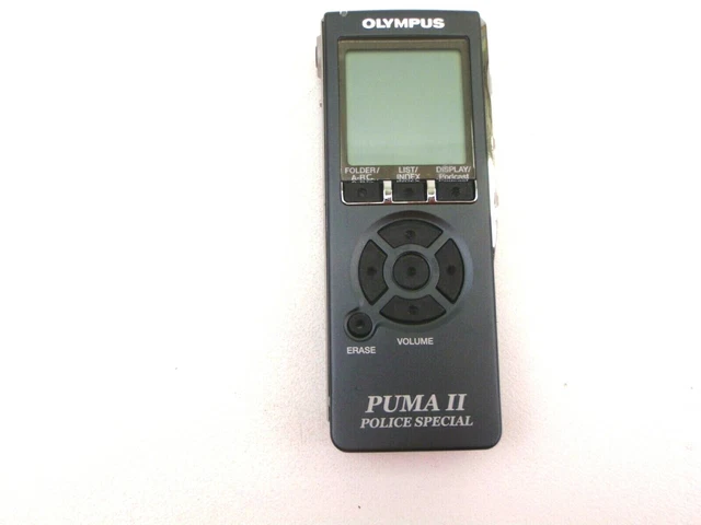 OLYMPUS PUMA 2 Ii Digital Voice Recorder Dictaphone Machine Dictation ...