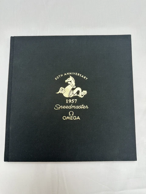 OMEGA SPEEDMASTER 50TH Anniversary Watch Book 1957 - 2007 Brand New £ ...