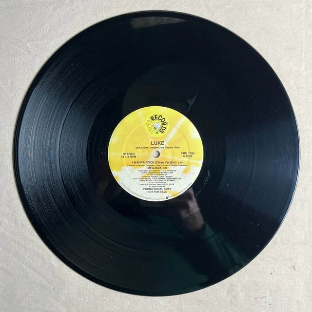 LUKE I WANNA Rock 1991 vinyle maxi single Luke Records DMD 1780 ...