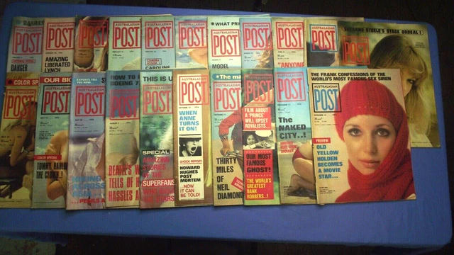 AUSTRALASIAN POST 1976 21 Magazine Bundle $188.95 - PicClick AU