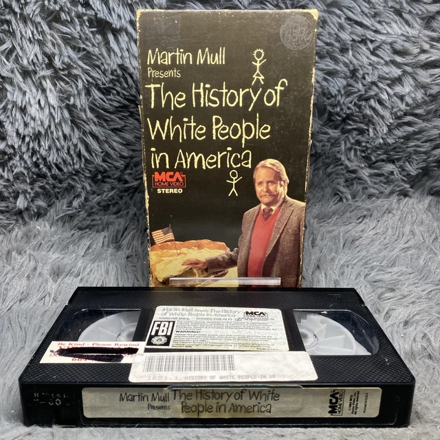 HISTORY OF WHITE People in America VHS Tape 1985 MCA Home Video Martin ...