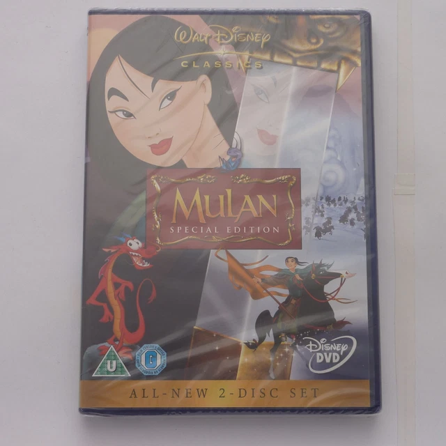 MULAN SPECIAL EDITION (Walt Disney Classics) DVD 2-Disc Set Animated ...