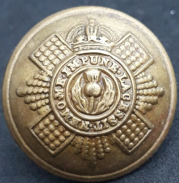WWI ERA SCOTS Guards 25.5mm Military Button £4.99 - PicClick UK