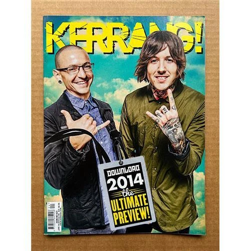 LINKIN PARK/BRING ME The Horizon Kerrang No.1521 Magazine June 14 2014 ...
