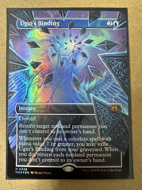 UGIN'S BINDING FOIL BORDERLESS MYTHIC Modern Horizons 3 MTG MH3 Magic ...