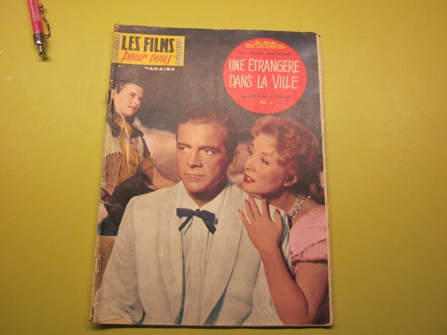 MAGAZINE REVUE ROMAN Photo Les Films Pour Vous 304 Annee 1962 Tbe EUR 5 ...