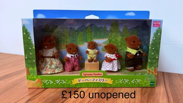 SYLVANIAN BEAVERS RARE Boxed Calico Critters £156.70 - PicClick UK
