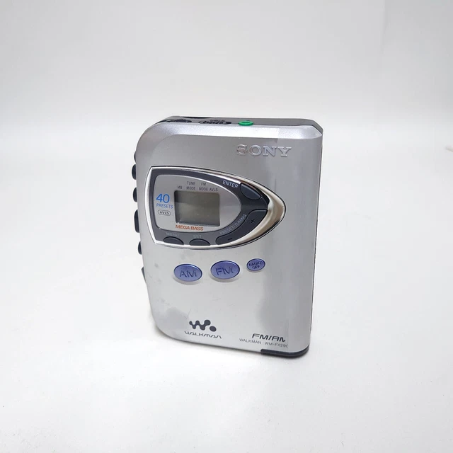 SONY WALKMAN WM-FX290 FM/AM Portable Cassette Player Mega Bass Silver £ ...