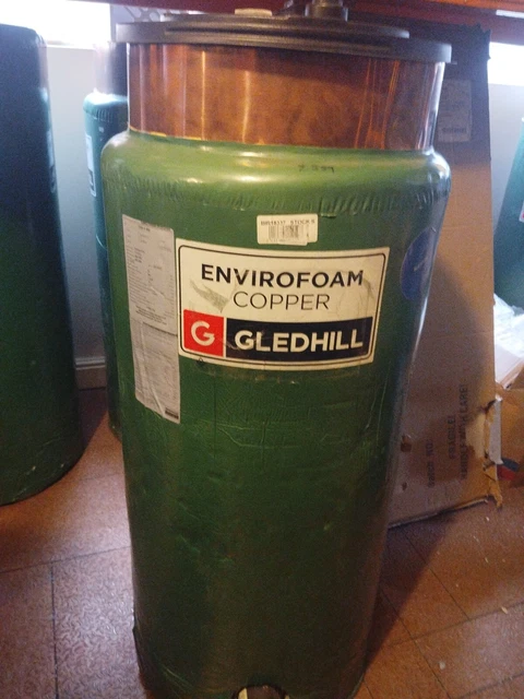 GLEDHILL 1200×450 ENVIROFOAM Copper Hot Water Storage Cylinder £400.00 ...