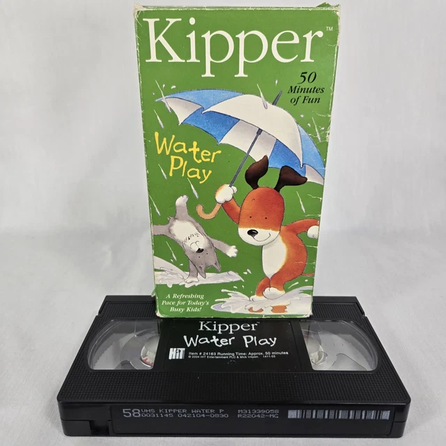 KIPPER WATER PLAY VHS Vintage Cassette Tape For Children's Animated TV ...