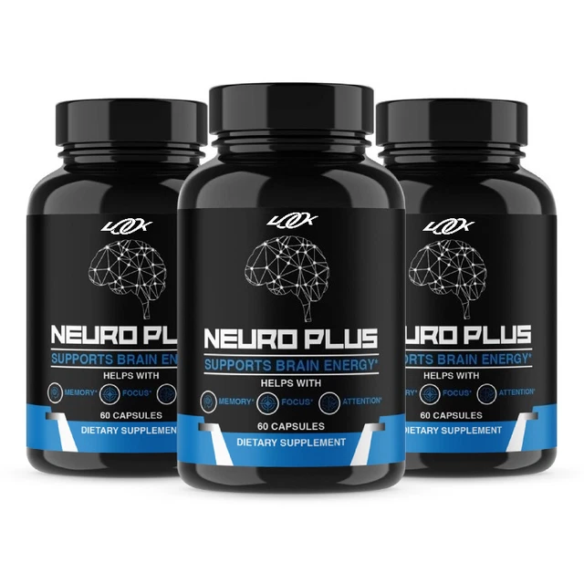 (3 PACK) NEURO Plus Brain Health Advanced Support NeuroPlus Pills (180 ...