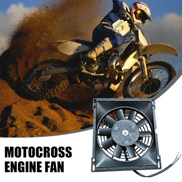 MOTOCROSS ENGINE FAN Off Road Motorcycle Exhaust Fan Oil Cooler New G4 ...