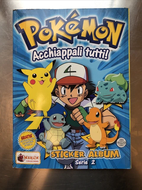 ALBUM FIGURINE STICKERS Pokemon 2000 Serie 2 Completo con Poster ...
