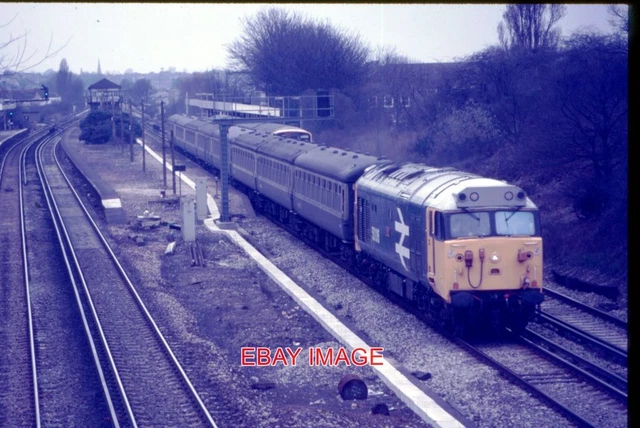 ORIGINAL 35MM SLIDE CLASS 50 LOCO NO 50016 BARNHAM AT NEW MALDEN ...