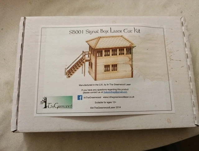 A MODEL LASER Cut Signal Box Kit In Ho Gauge By Greenwood Models £6.55 ...