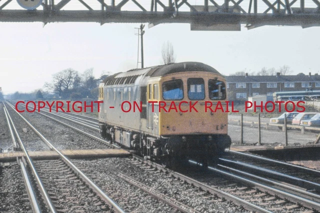 UK RAILWAY PHOTOGRAPH Of Class 33 33208. Rm33-586 £1.70 - PicClick UK