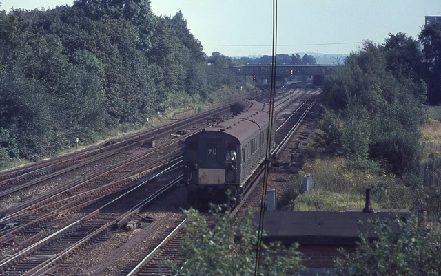 ORIGINAL SLIDE BR SR 4-Car Class 415/2 (4-EPB) EMU #5334 Leaves Petts ...
