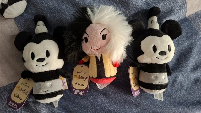 HALLMARK ITTYBITTYS 'STEAMBOAT Willie Mickey Mouse & Cruella De Vil ...