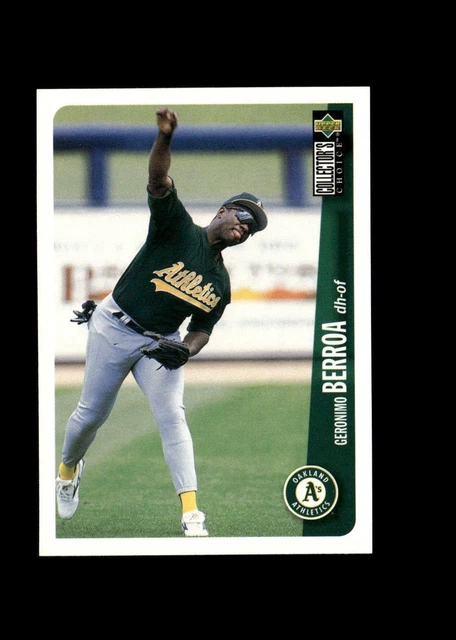 CARTE DE BASEBALL Geronimo Berroa 1996 Collector's Choice #238 Oakland ...