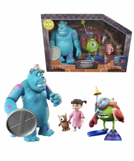 DISNEY PIXAR MONSTERS, Inc. Getting to Know Boo Action Figure 3 Pack ...