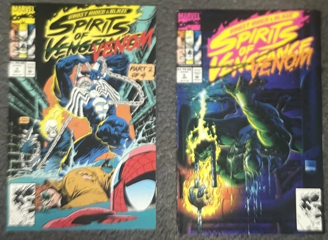 LOTTO GHOST RIDER/BLAZE: Spirits of Vengeance #5-6 - Copertina Adam ...