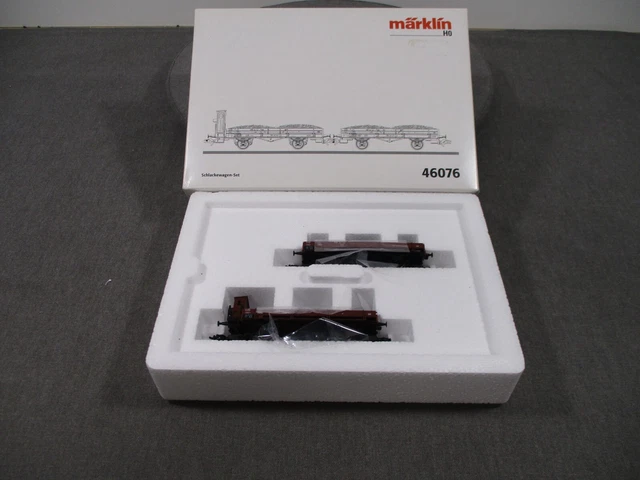 MÄRKLIN DC 46076 Spur H0 Güterwagen Set Schlackewagen der DB unbenutzt ...