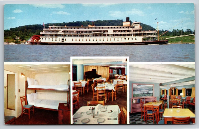 SHIPS~STEAMER SS DELTA Queen Of Green Line Cincinnati Ohio~Vintage ...