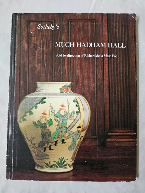 SOTHEBY'S HADHAM HALL Catalogue. Interiors Japanese Chinese Art ...