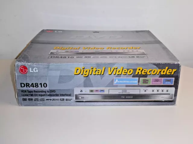 LG DR-4810 DVD-RECORDER in Silber, OVP&NEU, 2 Jahre Garantie EUR 299,99 ...