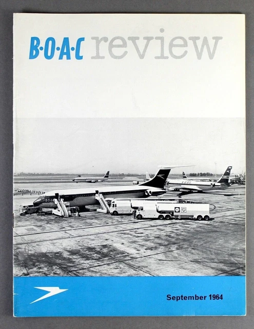 BOAC REVIEW STAFF Magazine September 1964 B.o.a.c. Airline Catering ...