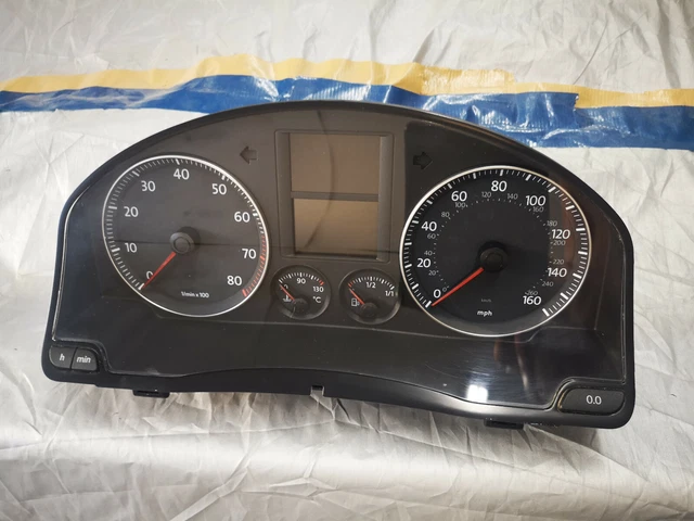 VW GOLF MK5 Speedo Dash Clocks Cluster Pod 1.6 FSI LCD 1K0920 950 K ...