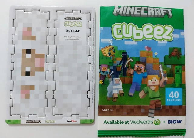 #4 KAI WOOLWORTHS Minecraft Cubeez Card 2025 $3.10 - PicClick AU