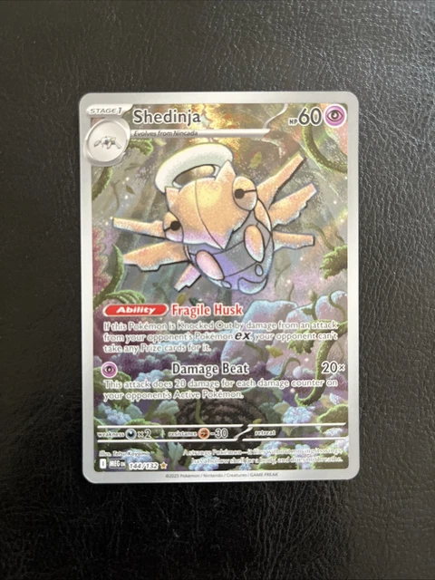 POKÉMON TCG MEGA Evolution Shedinja 144/132 Illustration Rare NM ...