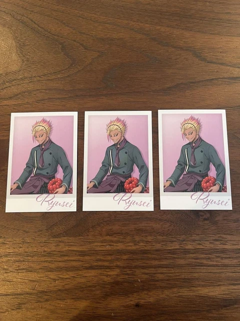 BLUE LOCK SHIDO Ryusei Trading Cheki Card Set Rare Collectible $66.99 ...