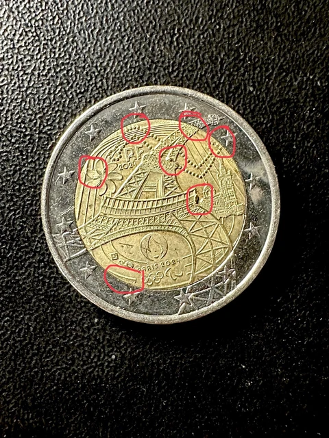 Piece 2 Euro Faut