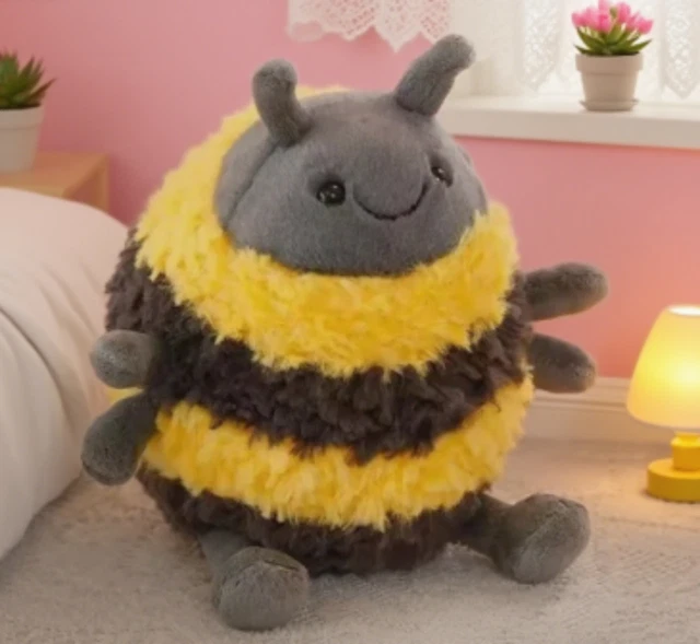 CUTE JELLYCAT ALBEE Bee Plush - NEW Missing Tags/Tag Protector - Super ...