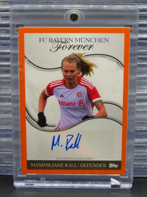 2023-24 TOPPS FC Bayern Munich Forever Maximiliane Rall Orange voiture ...