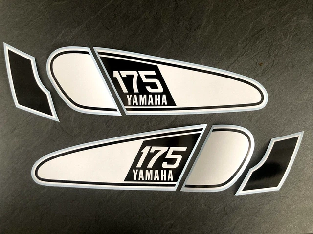 YAMAHA DT 175C 1976 Yamaha Dt 175 C Tank Decals £96.00 - PicClick UK