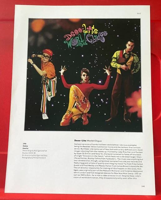 DEEE-LITE WORLD CLIQUE Album Cover Art PICTURE / PRINT 12" x 9" $5.51 ...