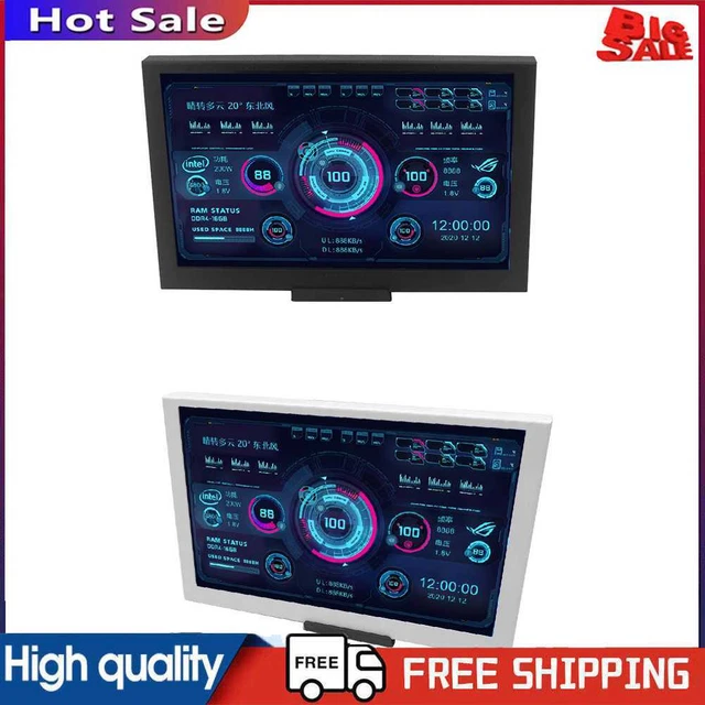 COMPUTER TEMPERATURE MONITORING Type-C Secondary Screen CPU GPU RAM HDD ...