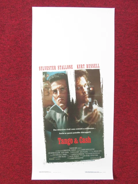 TANGO & CASH Italian Locandina Poster Sylvester Stallone Kurt Russell ...